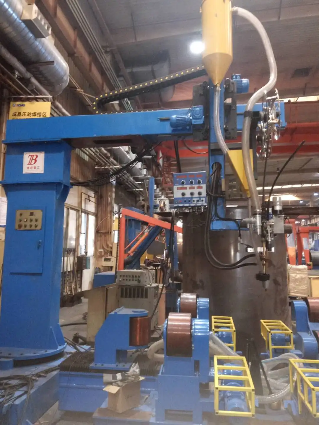 Tilt Rotator Column Boom Dual Submerged Arc Welding Head Saw Road ...