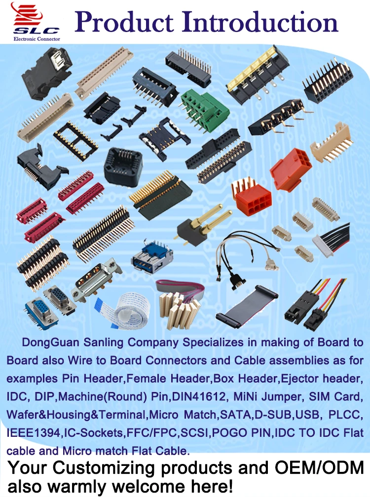 2.54mm Box Header Idc-type 10p Pcb For Contact With Idc Cable - Buy 박스 ...