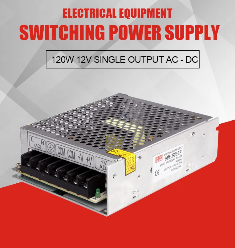 120w 12v 10a Switching Mode Power Supply 220/230v Ac Dc Power Supply ...