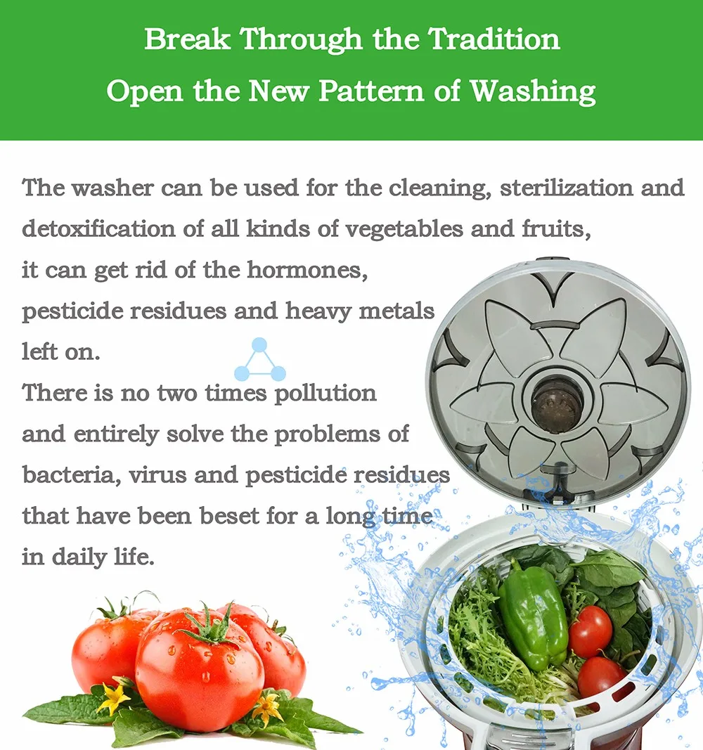 Vegetable And Fruit Home Use Sanitizer Cleaning Washing Machine - Buy ...