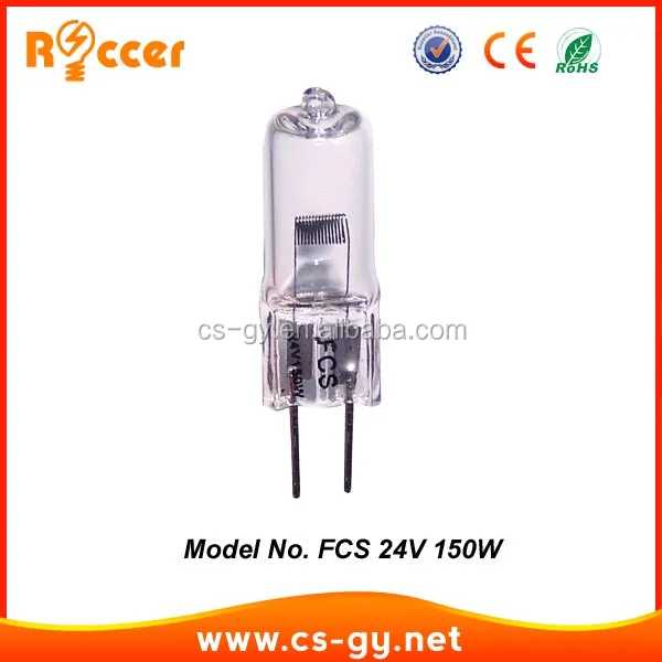 Halogen Lamp Fcs 24v 150w G6.35 For Projector Light Bulb Lamp - Buy ...