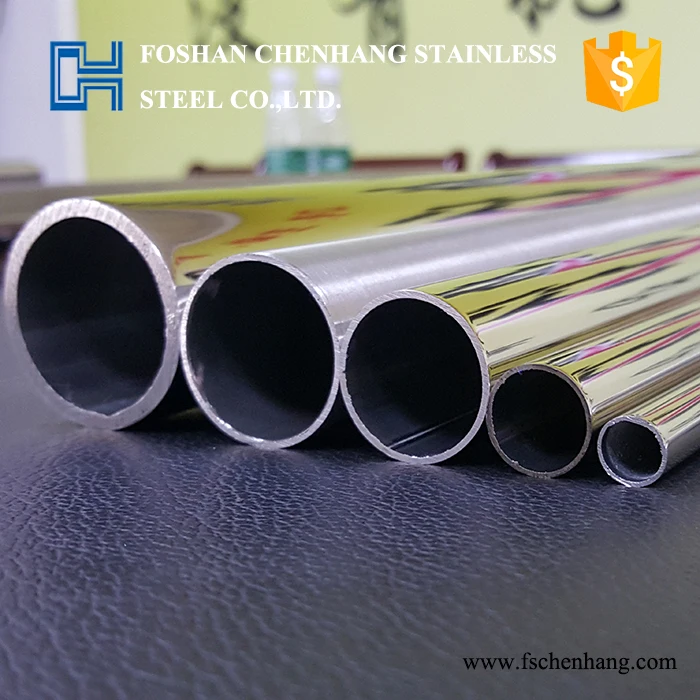 Sus 201 Grade Hairline Finish Round Welded Stainless Steel Pipe For ...