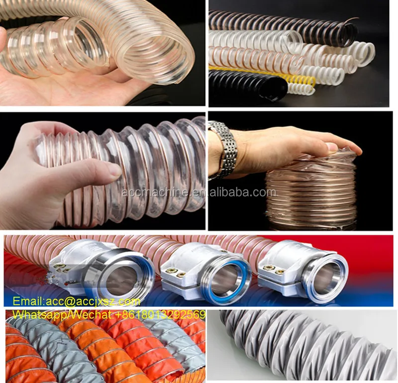 Tpu Pu Pvc Flexible Hose Suction Pipe Making Machine - Buy Tpu Pu ...