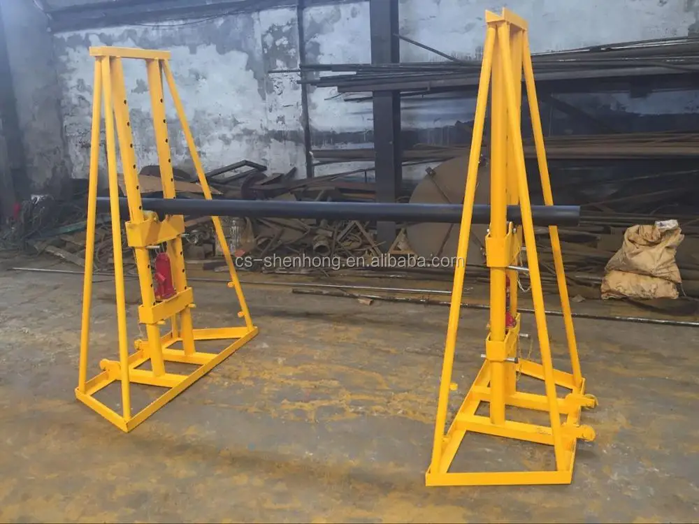 Manual Hydraulic Reel Jack Stands Cable Drum Jacks - Buy Cable Drum ...