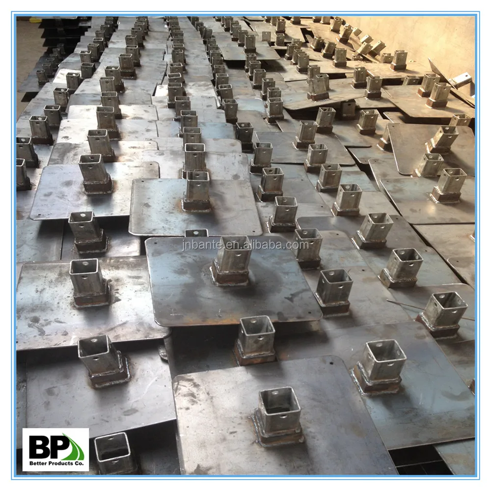 4x4 Galvanized Post Base Plate - Buy Fence Post Base Plate,Steel Fence ...