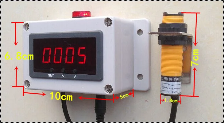 Conveyor Belt Counter Infrared Sensor - 3m Automatic Induction for ...