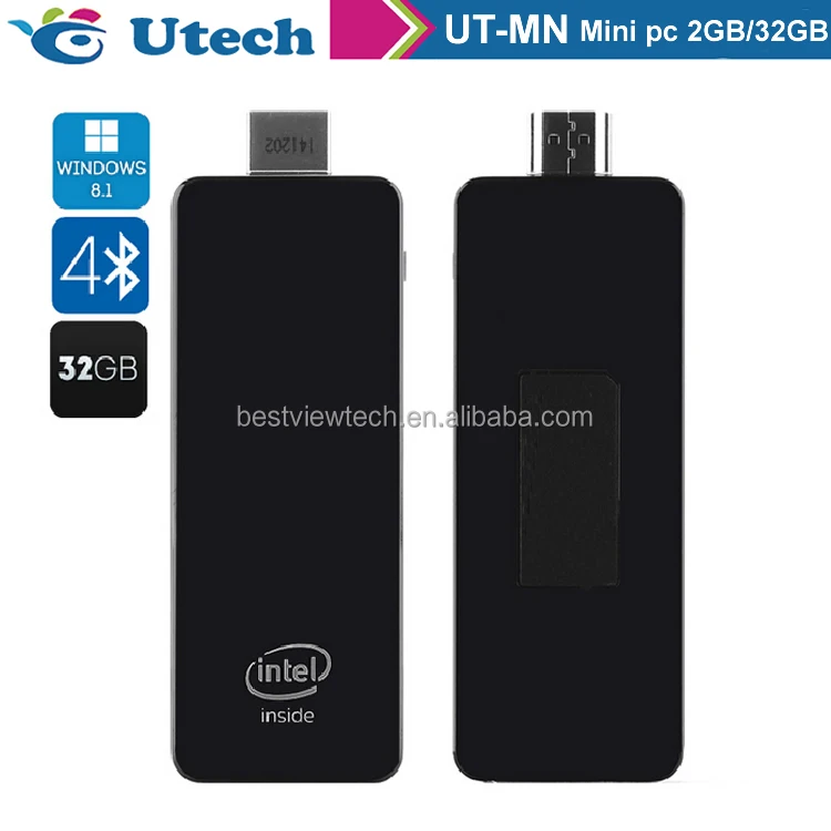 Small Mini Pc 2gb/32 Gb Mini Computer Cpu:intel Atom Z3735f "bay Trail ...