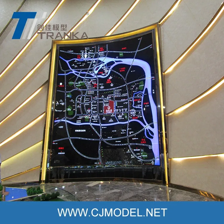 Big Size Holographic Digital Sand Table Model For Urban Planning - Buy ...