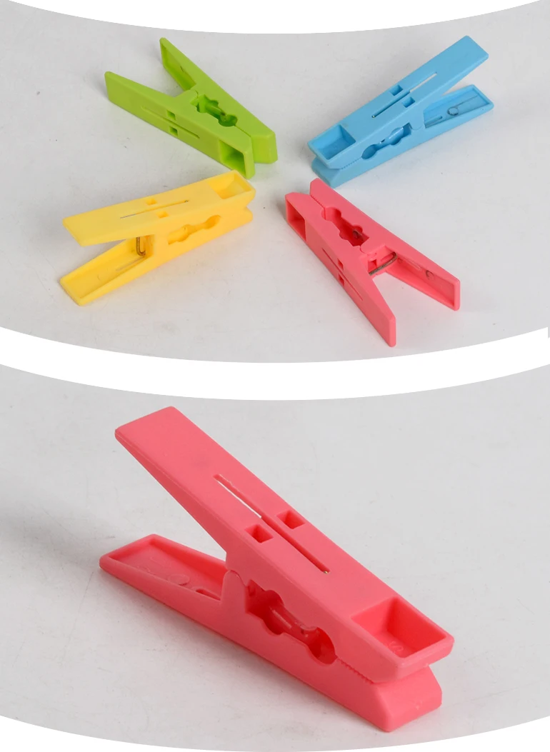 Cheap Small Cloth Clothes Plastic Peg 20pcs Custom Home Clothes Pegs ...