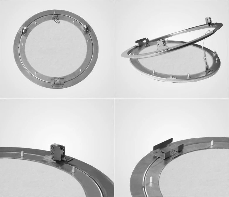 Gypsum Ceiling Recessed Extruded Aluminum Access Control Panel