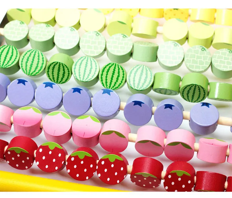Learning & Education Wooden Toys Fruit Abacus Wooden Toys For Children ...