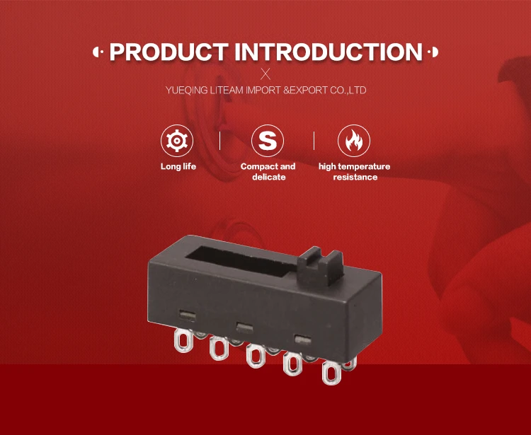 High Quality 10 Pin 4 Pole 2p4t 3 Position Slide Switch - Buy 3 ...