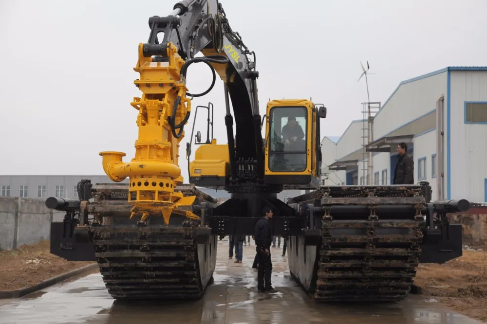 Amphibious Floating Backhoe For Swamp And Wetland - Buy Amphibian ...