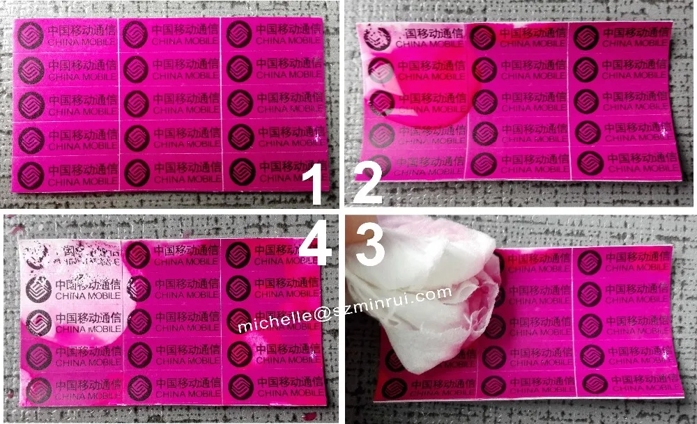 Water Damage Indicator Mobile Phone Warranty Sticker With Two Colors ...