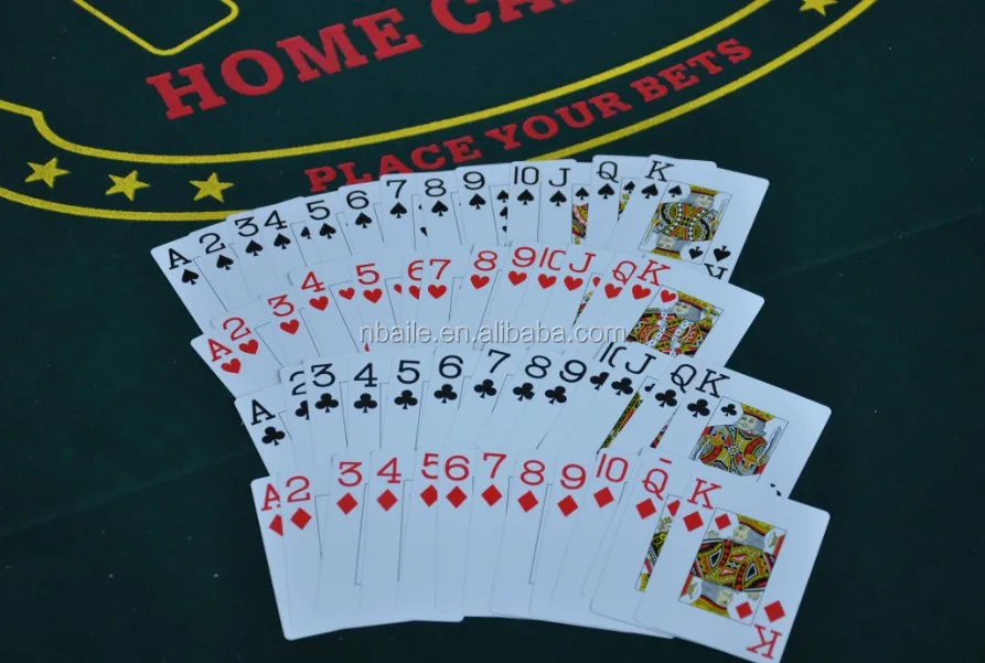 High Quality 100% Pvc Plastic Poker Club Playing Card,Washable 100% ...