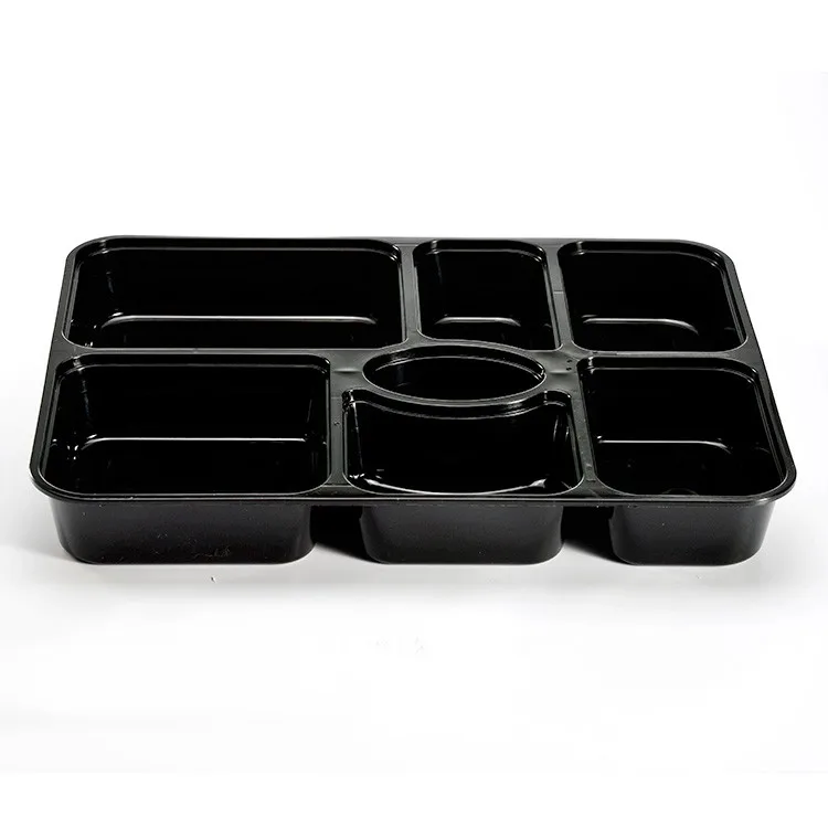 Disposable Pp Bento Lunch Box Clear Square Plastic Container With Lid ...
