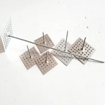 Perforated Base Metal Insulation Hangers With Dome Caps For Air System ...