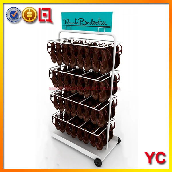 2017 Latest Design Demountable Metal Slipper Display Racks - Buy Metal ...