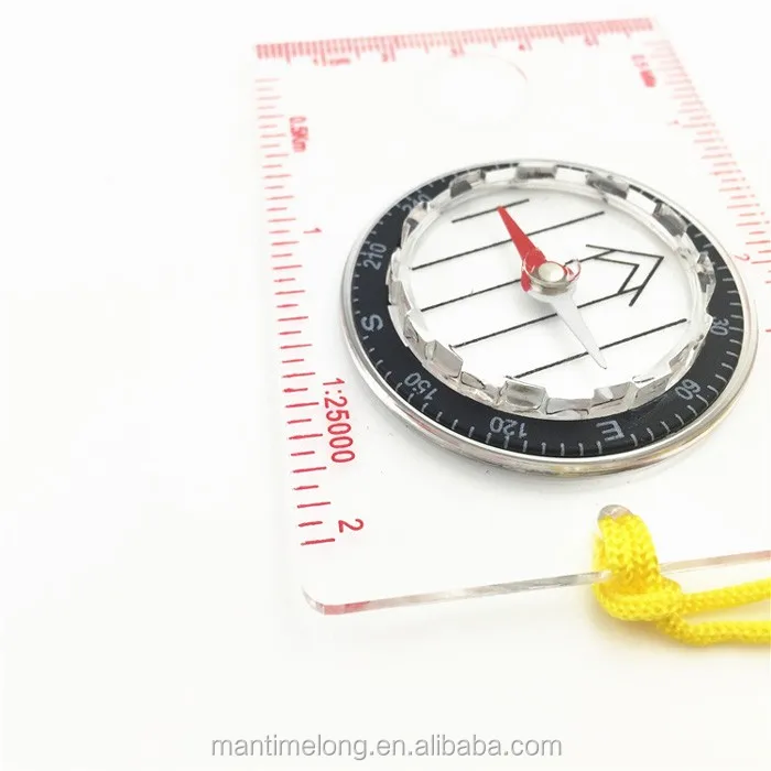 Tape Measure Compass Map Compass Transparent Plate Positioned Ultra Low ...