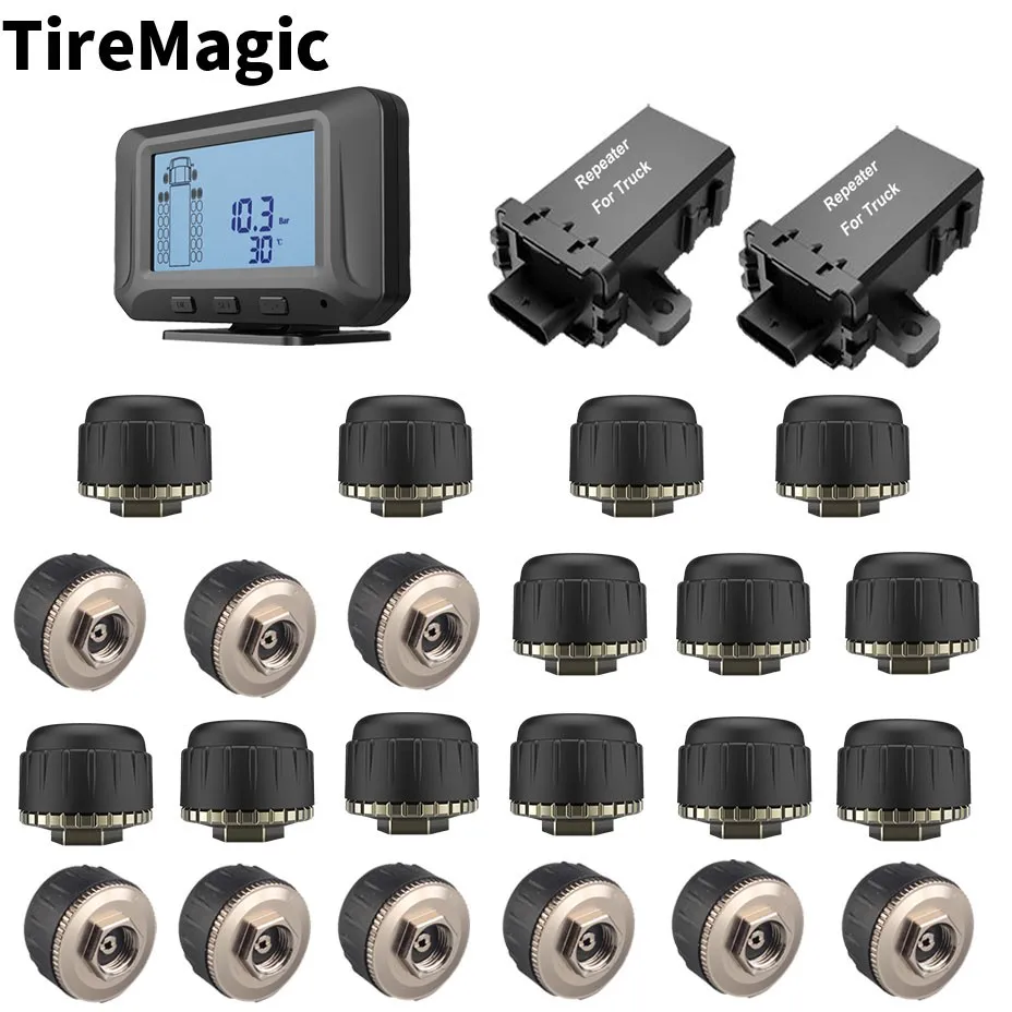 Truck & Bus TPMS Adapter Valve for Car Trailer Tire Pressure Monitoring ...