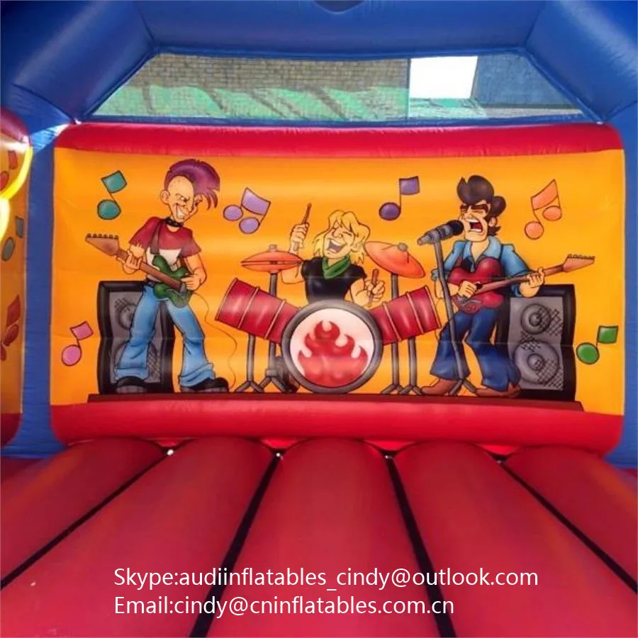 Jukebox Adult Inflatable Bouncy Castle Disco Inflatable Bounce House ...