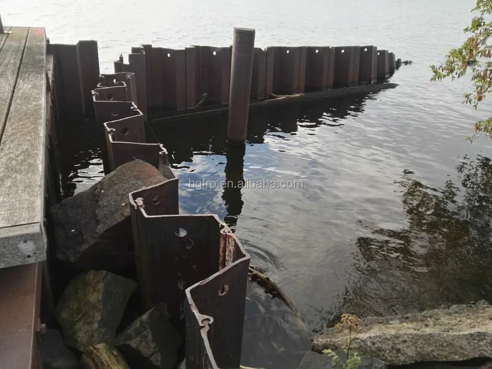 Fiberglass Reinforced Polymer Sheet Pile - Buy Fibeglass Renfoced ...