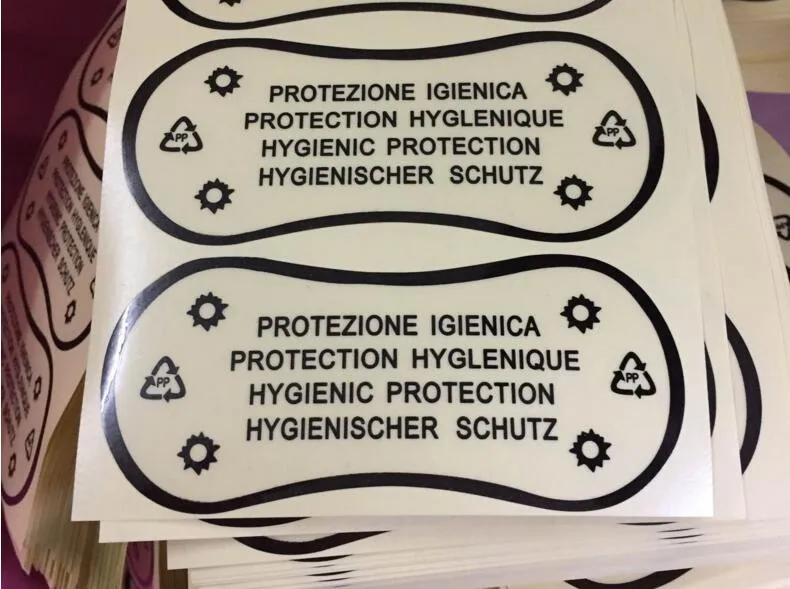 Custom Waterproof Adhesive Hygienic Protection Sticker For Swimwear ...