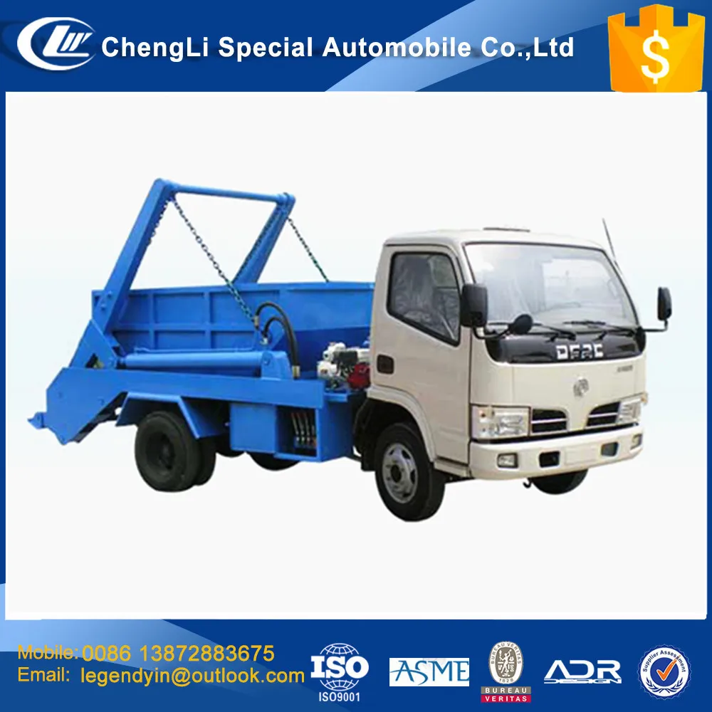 5070zb Swing Arm Skip Loader Garbage Truck Matching 4 To 5 Cbm Skip ...