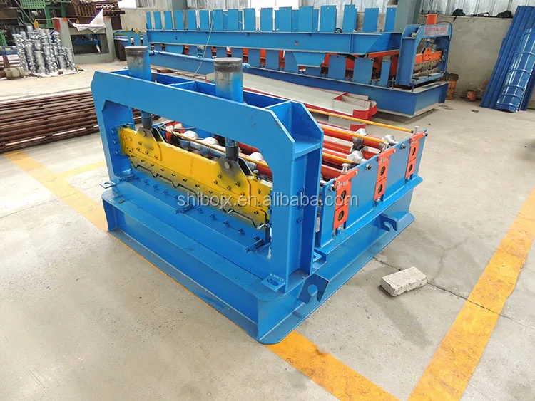 China Make Curving Sheet Frameless Arch Steel Hangar Building Machine