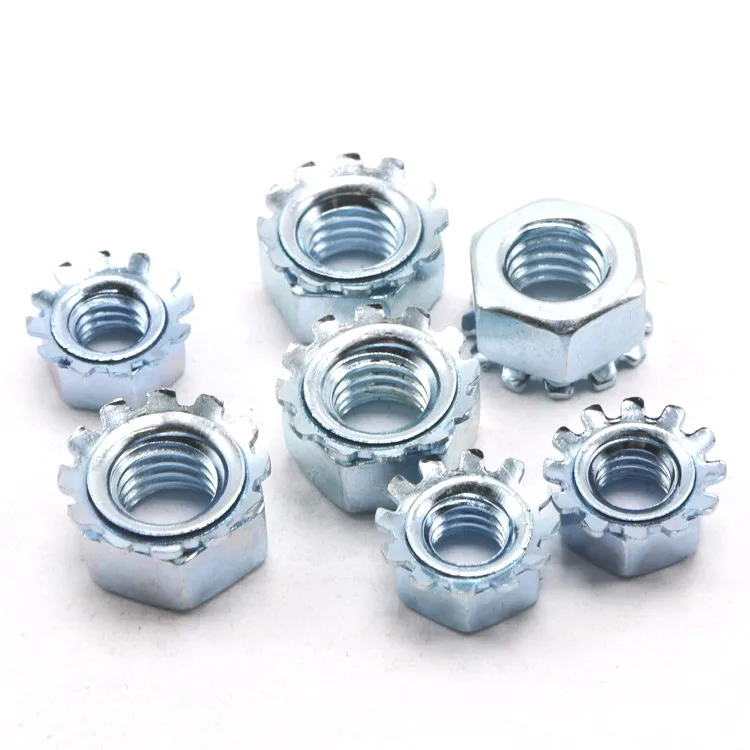 Inch Kep Nut K Nuts With Toothed Washer Galvanized Lock Nut - Buy K ...