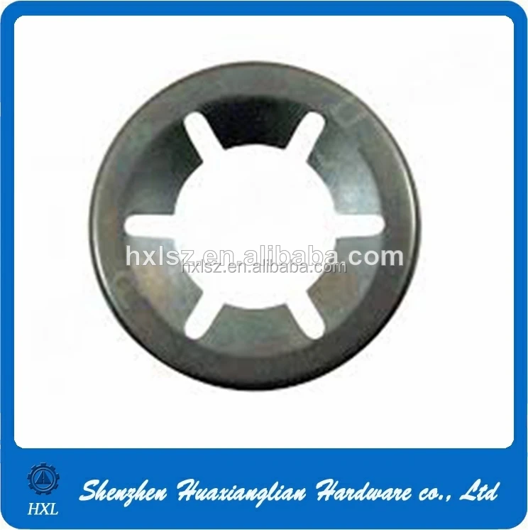 M6 M8 M10 Black Spring Steel Star Lock Washers for Shaft