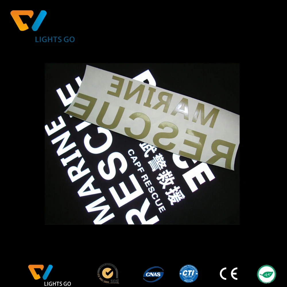 Machine Washable Decorative Reflective Vinyl Sticker Heat Transfer On ...