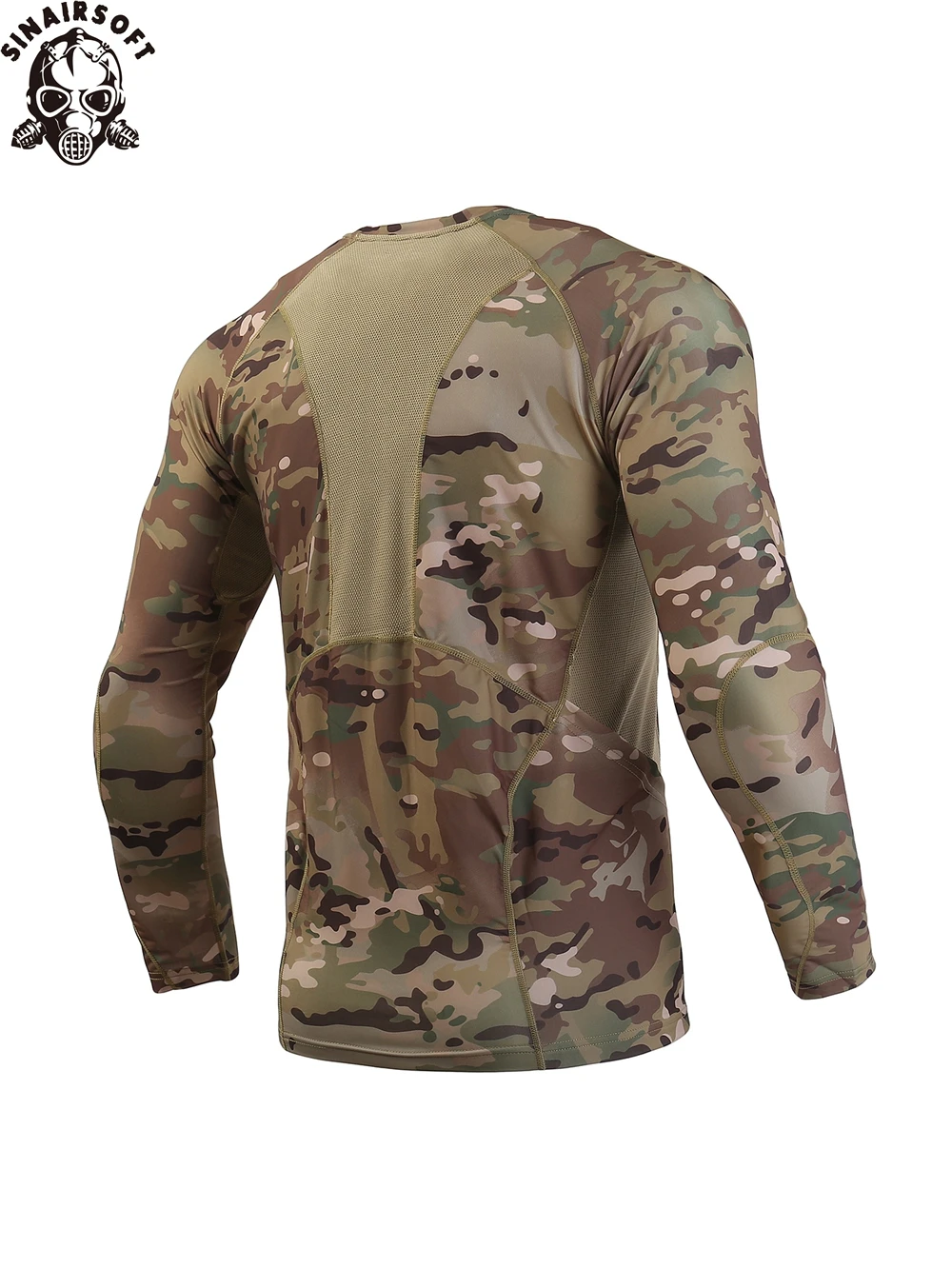 Tactical Long Sleeve Military Camouflage Camo T-shirts Combat Multicam ...