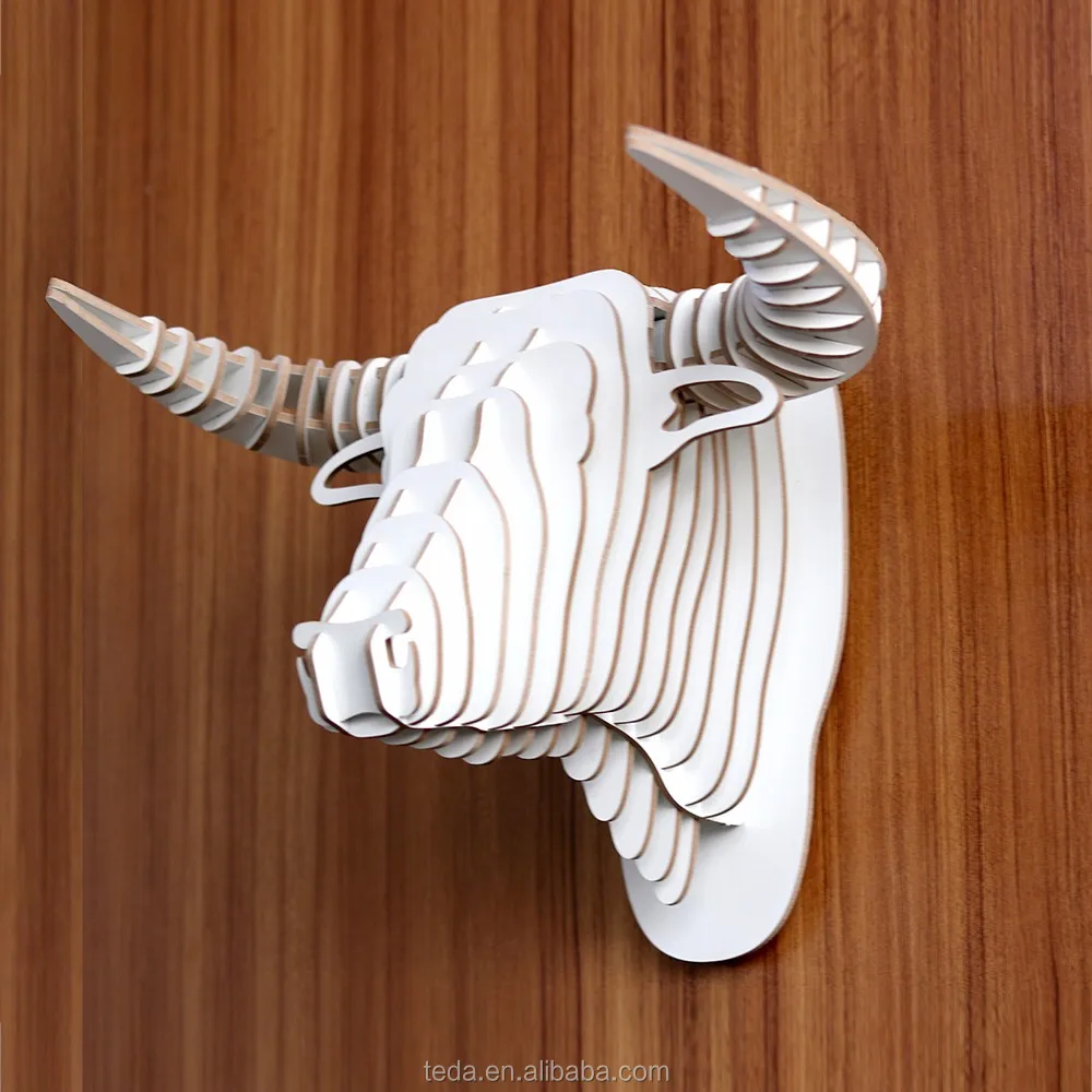 Wood Bull Head Decorative Bull Heads - Buy Decorative Bull Heads,Wood ...