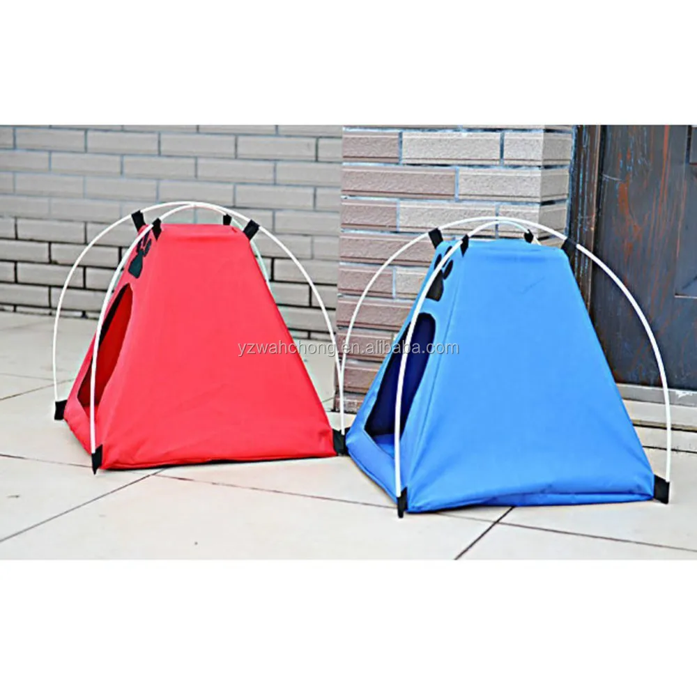 Outdoor Camp Pop Up Pet Dog Camping Tent Pet Teepee Bed Indian Tents ...