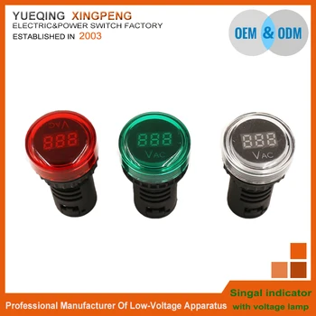 Green Led Indicator Lighting 220v 380v Waterproof Pilot Lamp - Buy ...