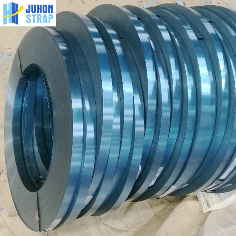 High Strength Blue Tempered Metal Packaging Steel Strapping - Buy ...