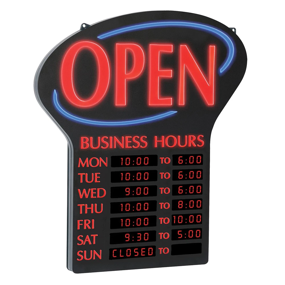 Schedule Neon Sign For Business - Buy Neon Sign,Schedule Neon Sign,Neon ...