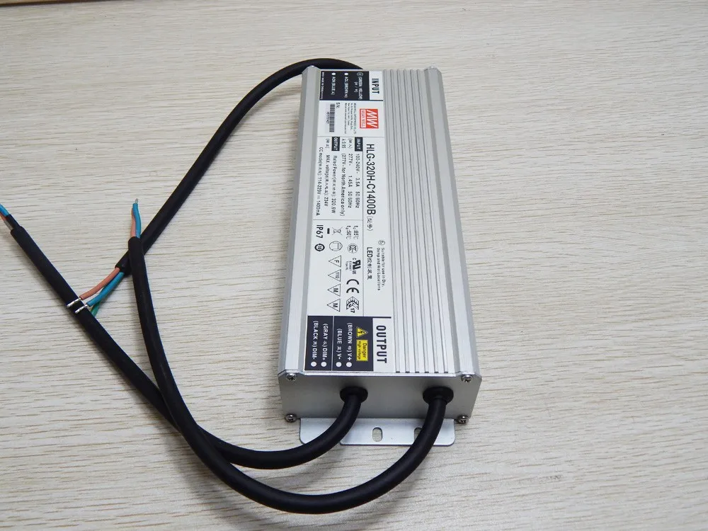 Original Meanwell 16w To 600w 320w 2100ma Dimmable Led Driver Hlg-320h ...