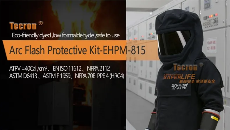 Electrical Safety Suit/40cal Arc Flash Suit/arc Rated Safety Clothing ...
