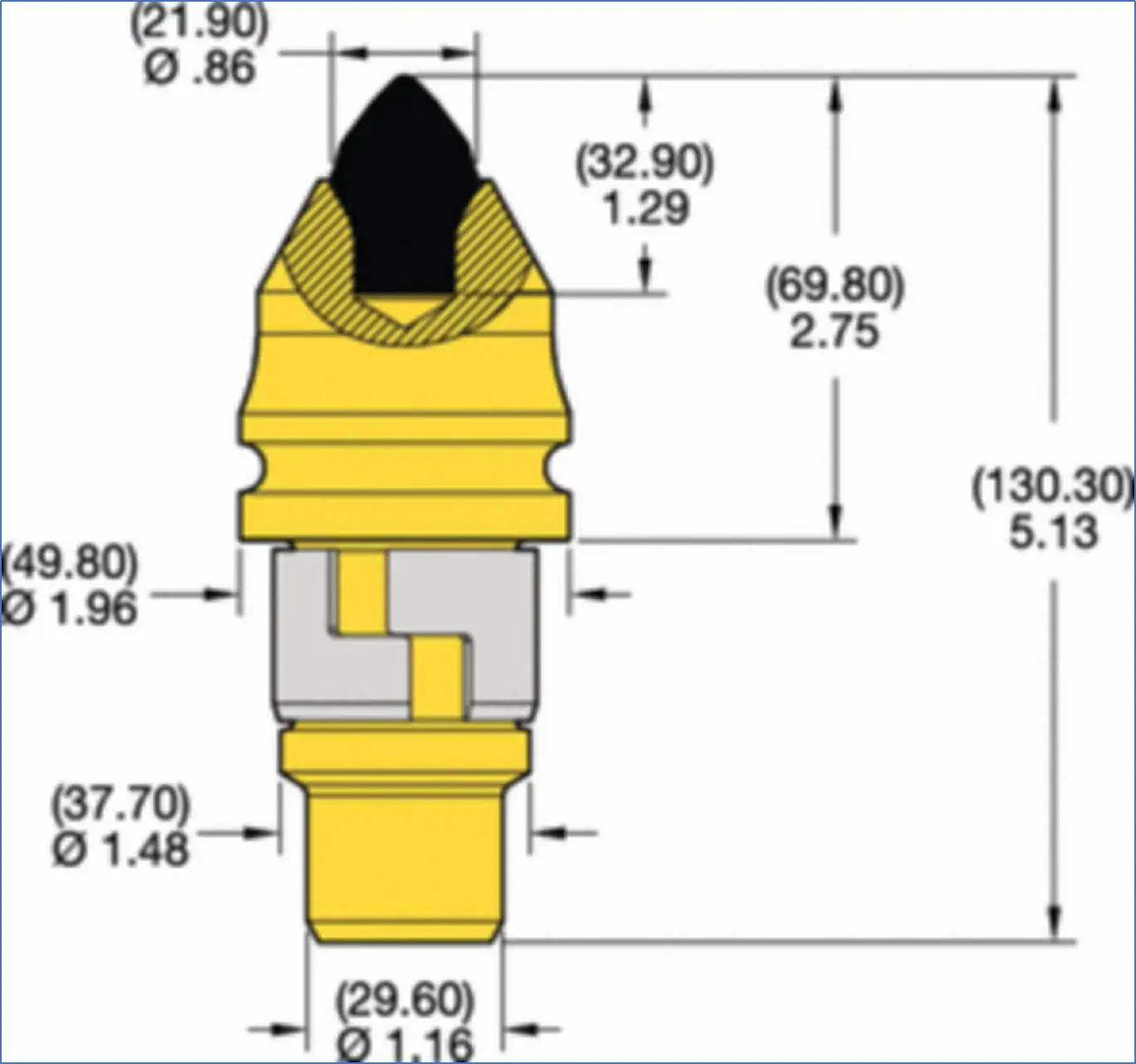 Foundation Drilling Teeth,C31 Bullet Teeth,Bhc-ht50 - Buy Bullet Teeth ...