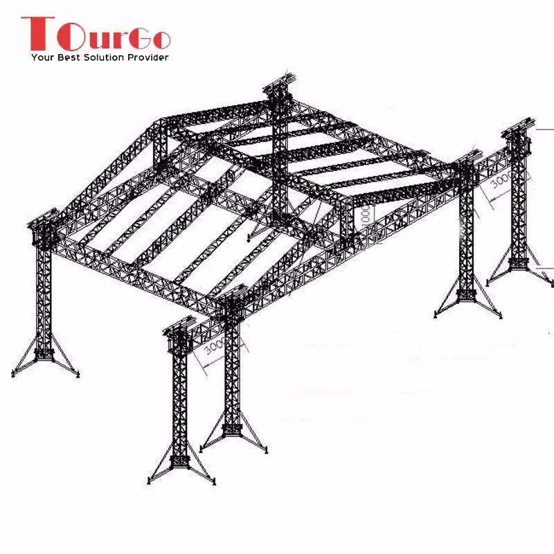 Pyramid with Wings - Ultimate Outdoor Event Truss System