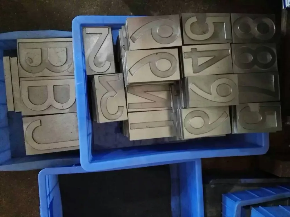 Custom Letter Mold Number Mold Making Car License Plate Number Plate ...