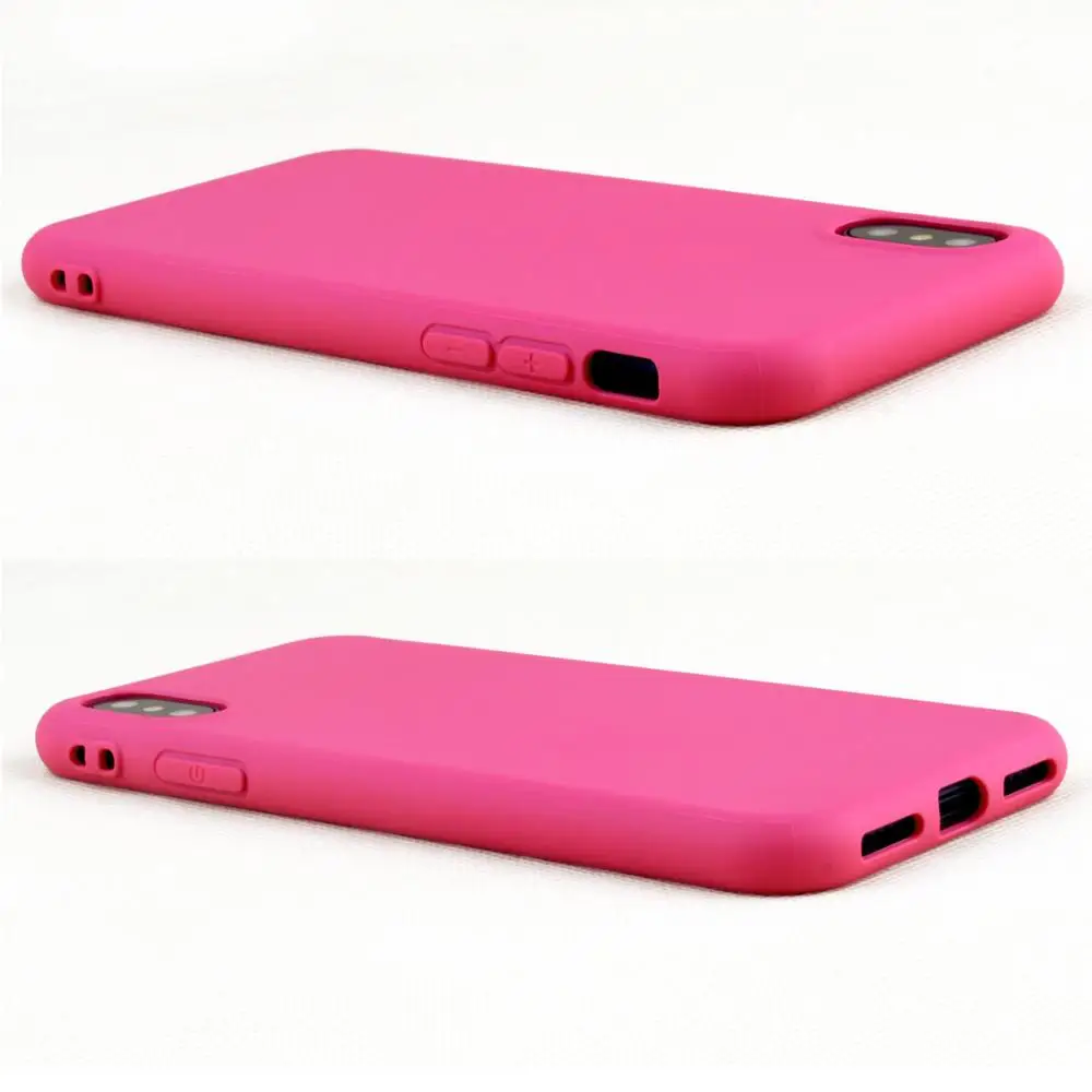 Soft Silicone Thick Tpu Jelly Case For Iphone X Matte Pudding Candy ...