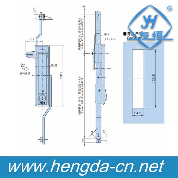 New Durable Slide Rod Lock With Master Key Function - Buy Slide Rod ...