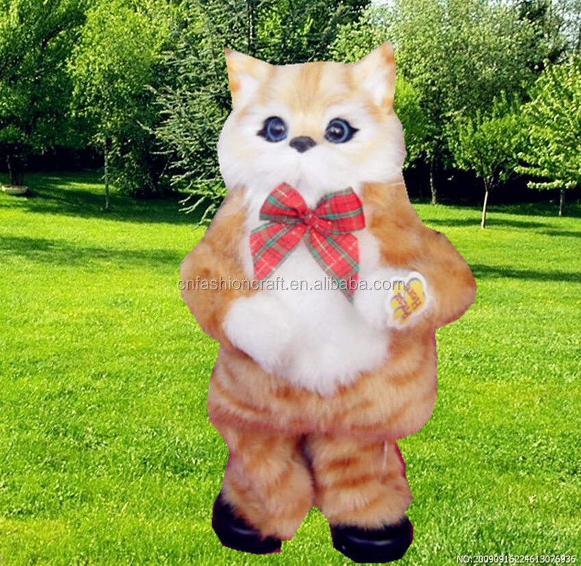 Plush Singing & Dancing Cat Electronic Cat Plush Toys - Buy Singing ...