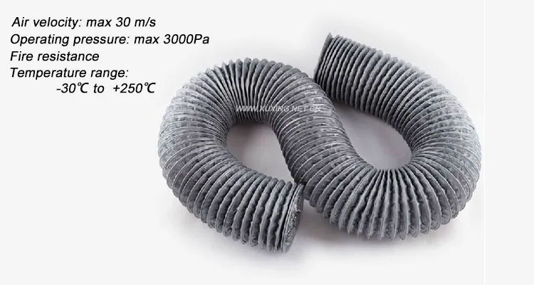 Air Conditioning Pvc Flexible Air Duct Hoods Ventilation Pipe - Buy ...