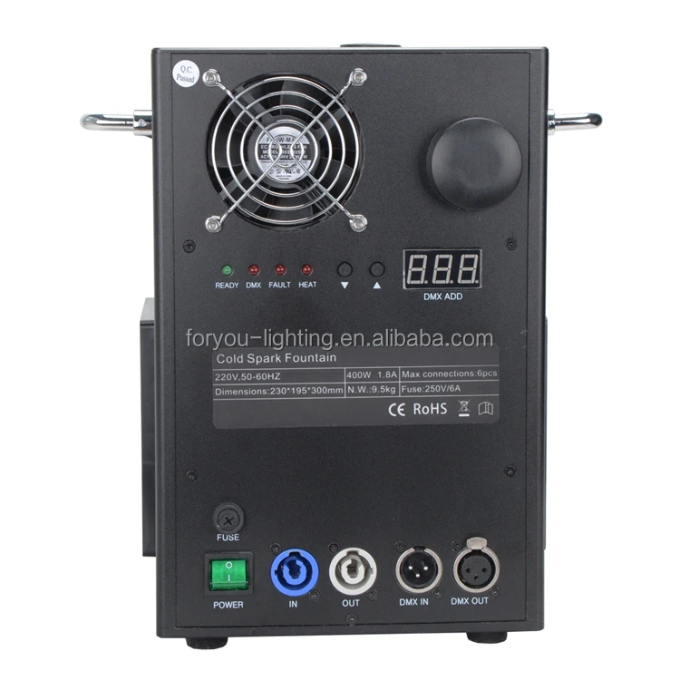 Pro Wedding Ceremony Electric Dmx Spark Flame Effects Stage Cold ...