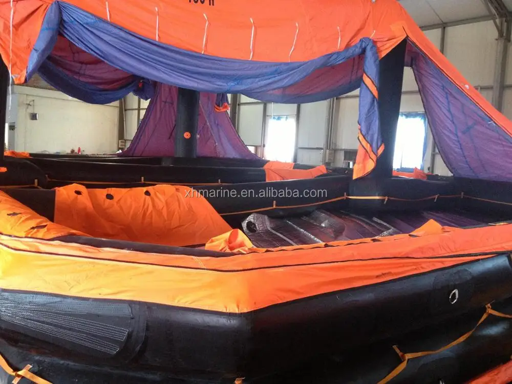 125 Persons High Quality Solas Liferaft Inflatable Marine Life Rafts ...
