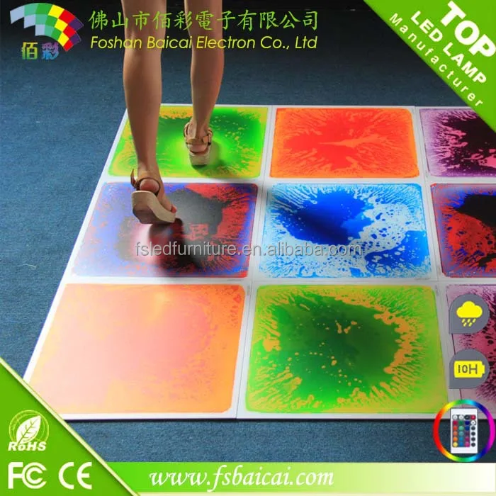 Liquid Led Floor Tile Sensory Floor Tile For Nightclub - Buy Sensory ...